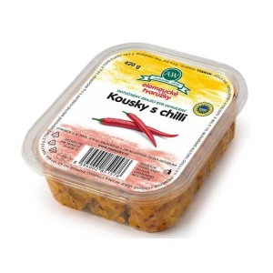 Olomoucké tvarůžky kousky s chilli - velké balení | AGROLA